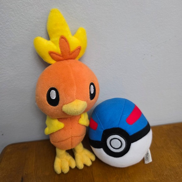 Tomy | Toys | Tomy Pokemon Torchic Plush Stuffed Toy Orange Yellow Blue ...